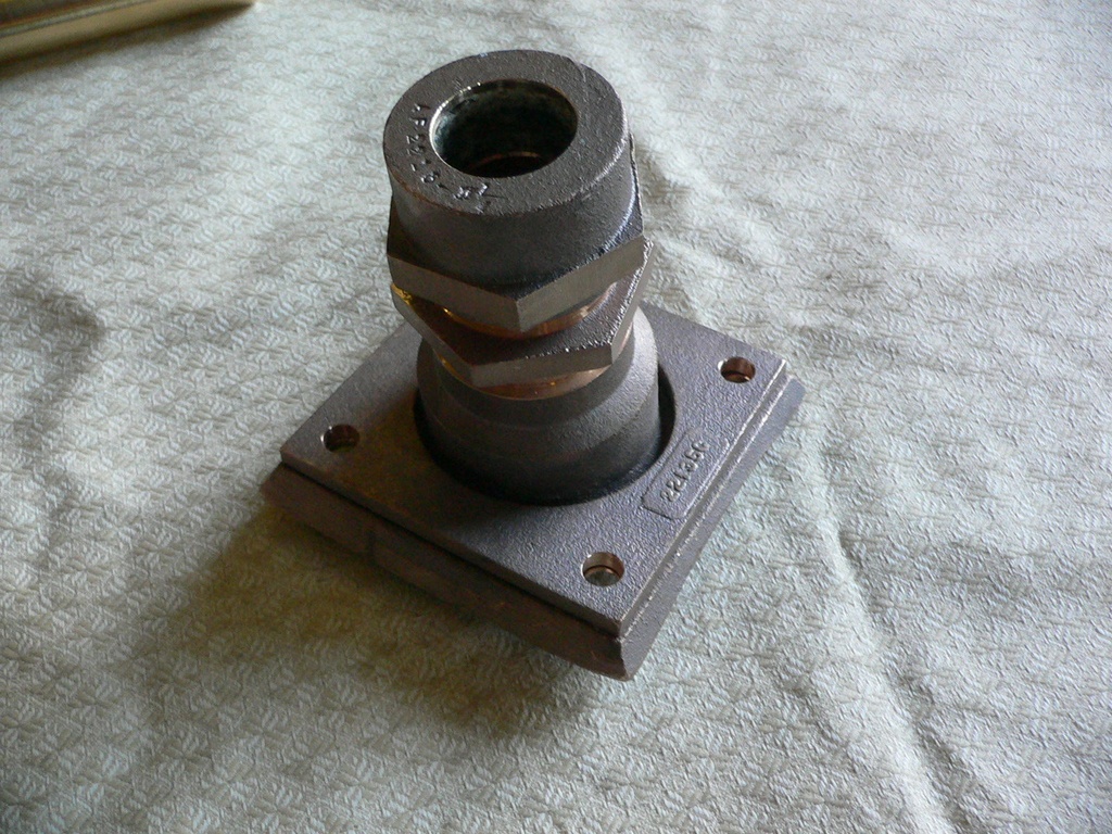 Bronze Rudder Stuffing Box Casting # 22136, Sea Ray Part