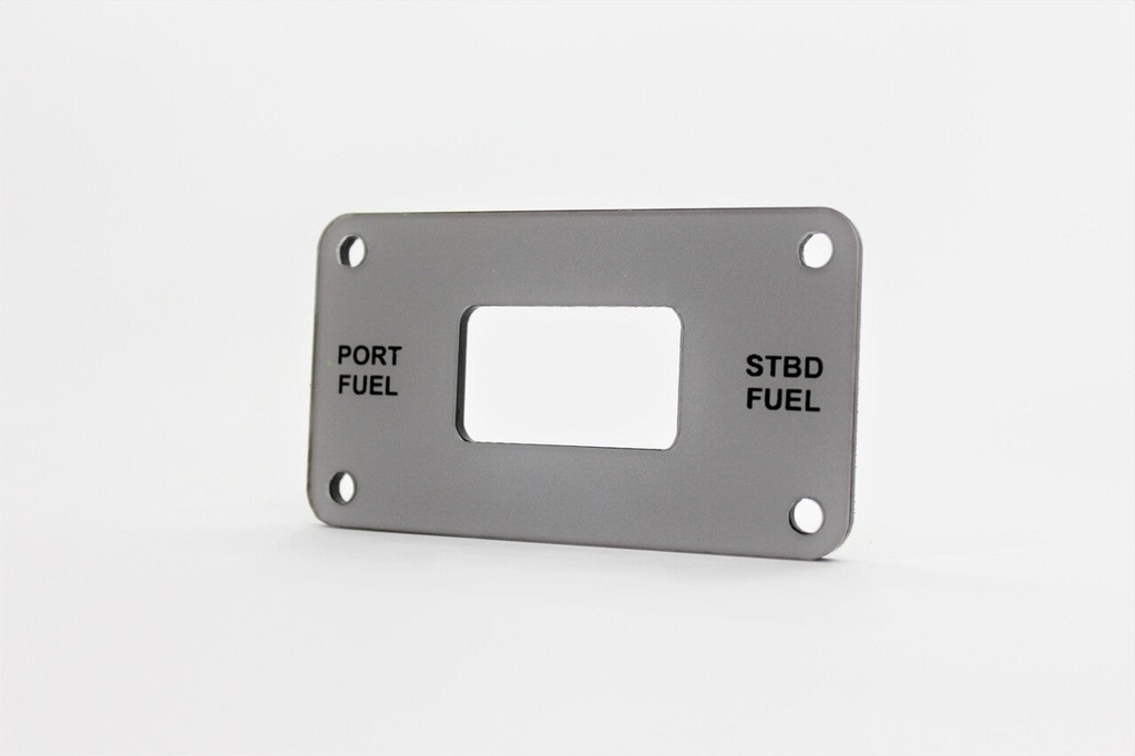 Pursuit Rocker Switch Panel - Fuel (Port/Stbd) | Flounder Pounder Marine