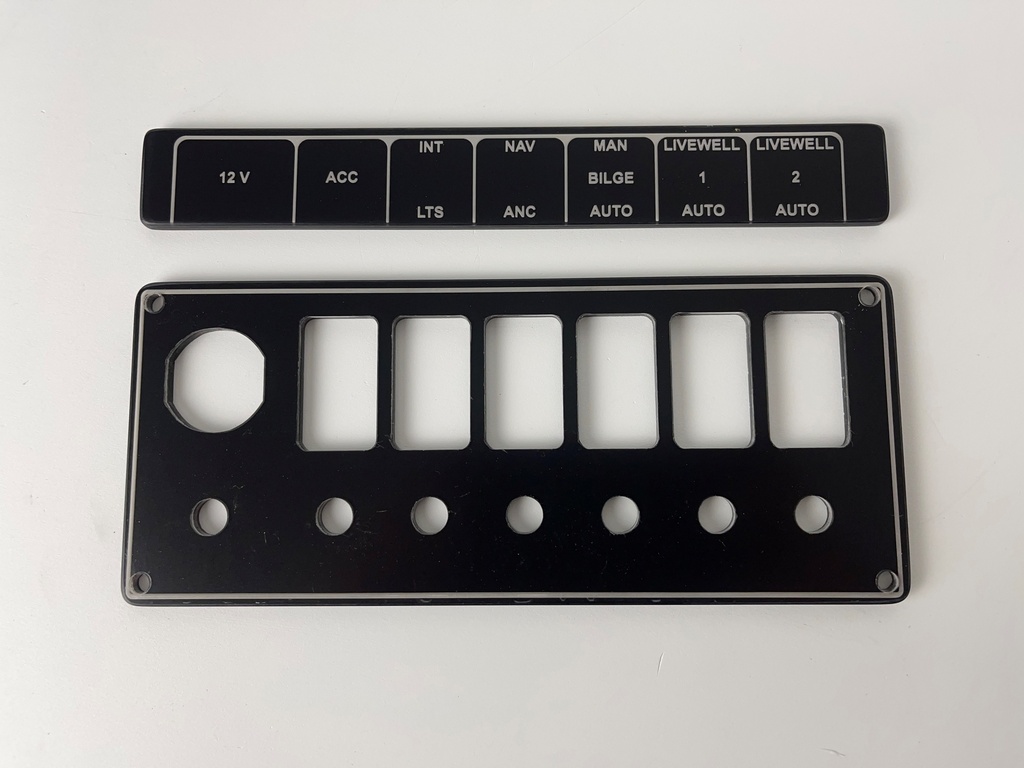 Action Craft 1820 Switch panel | Flounder Pounder Marine