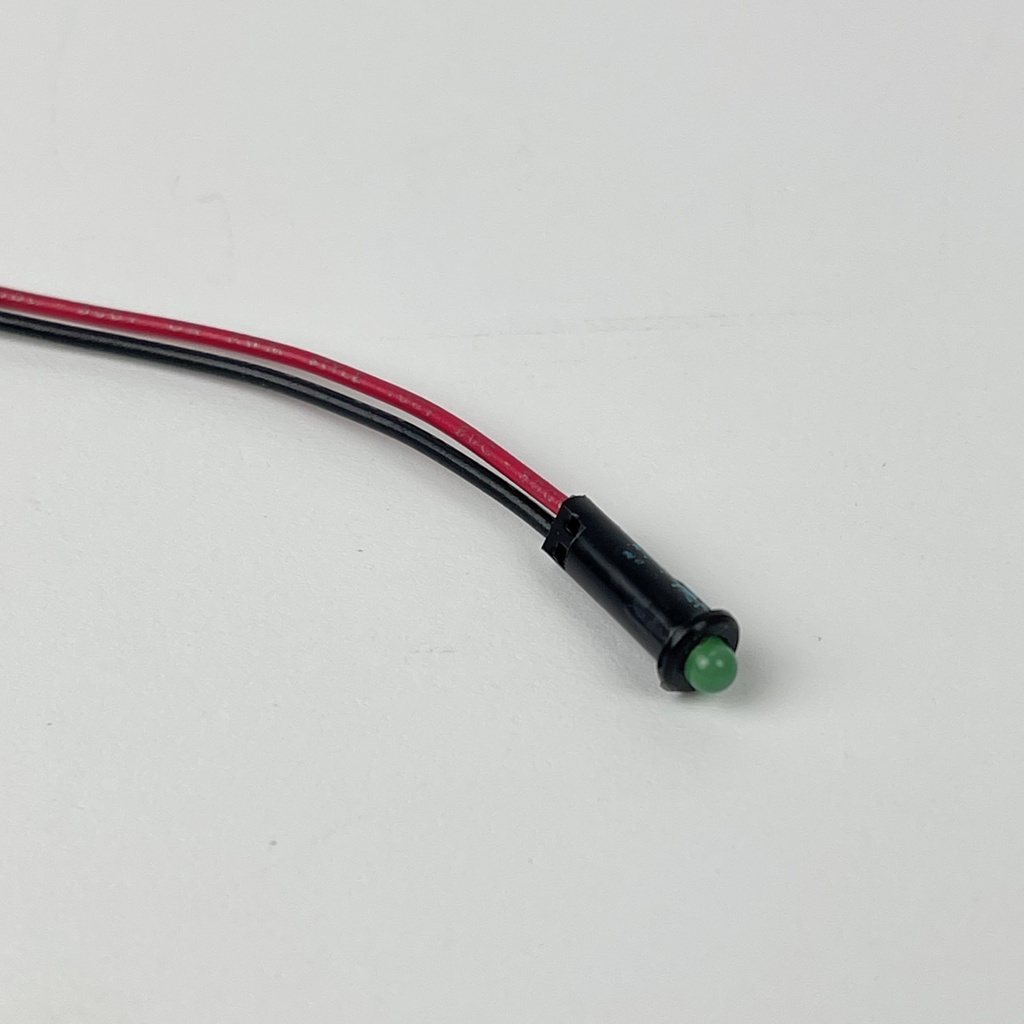 14VDC Mini 3mm LED Indicator Light - Green | Flounder Pounder Marine