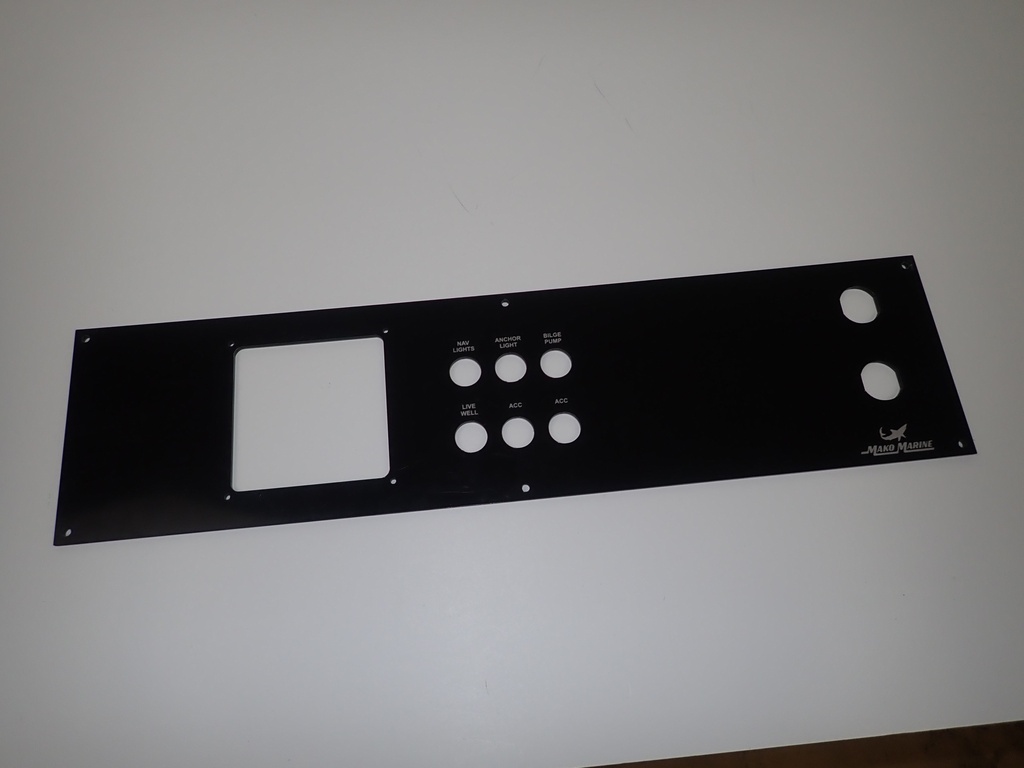 Mako 17 Custom Full Dash Panel | Flounder Pounder Marine